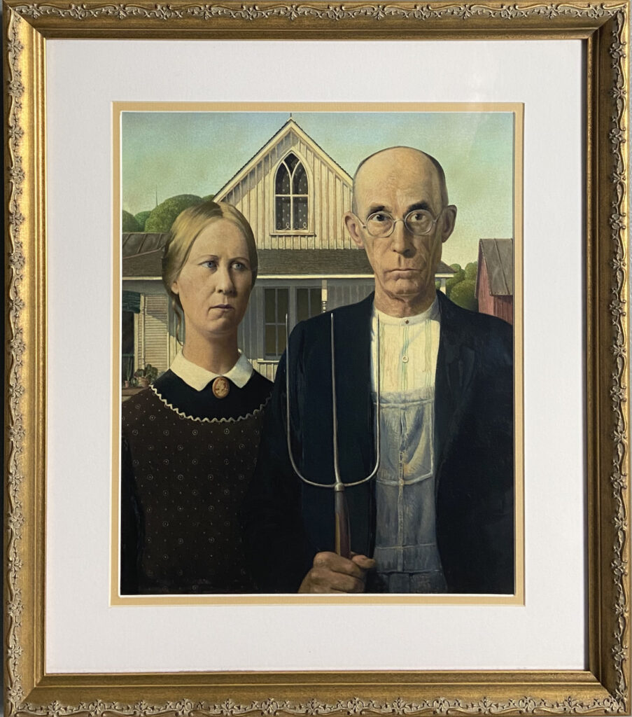 Grant Wood – American Gothic – TRG Fine Art